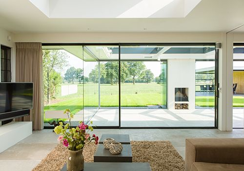 Glazen pui | Serre, Villa, Huisdesign